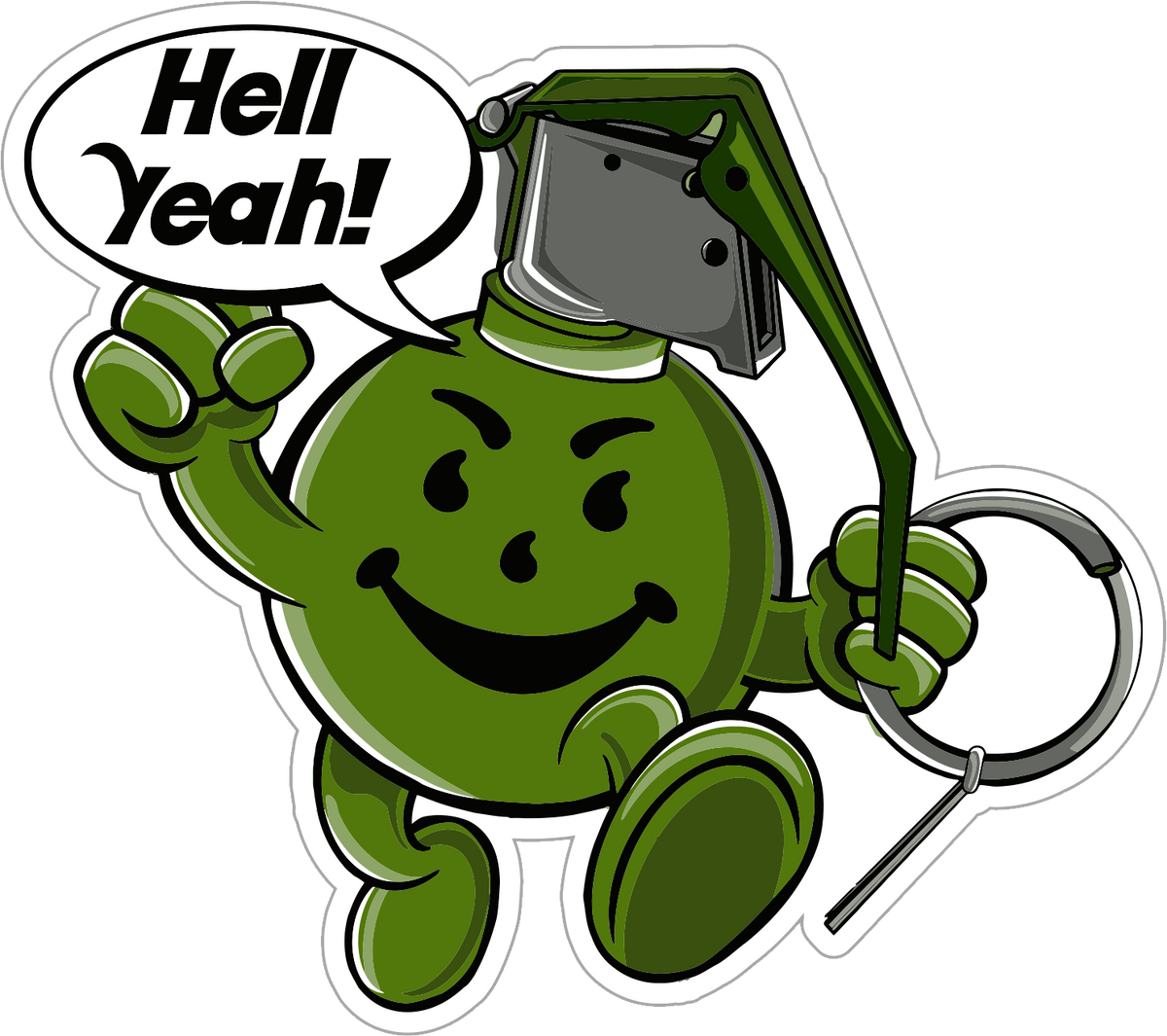 Green-Ade Sticker – BadgeWear